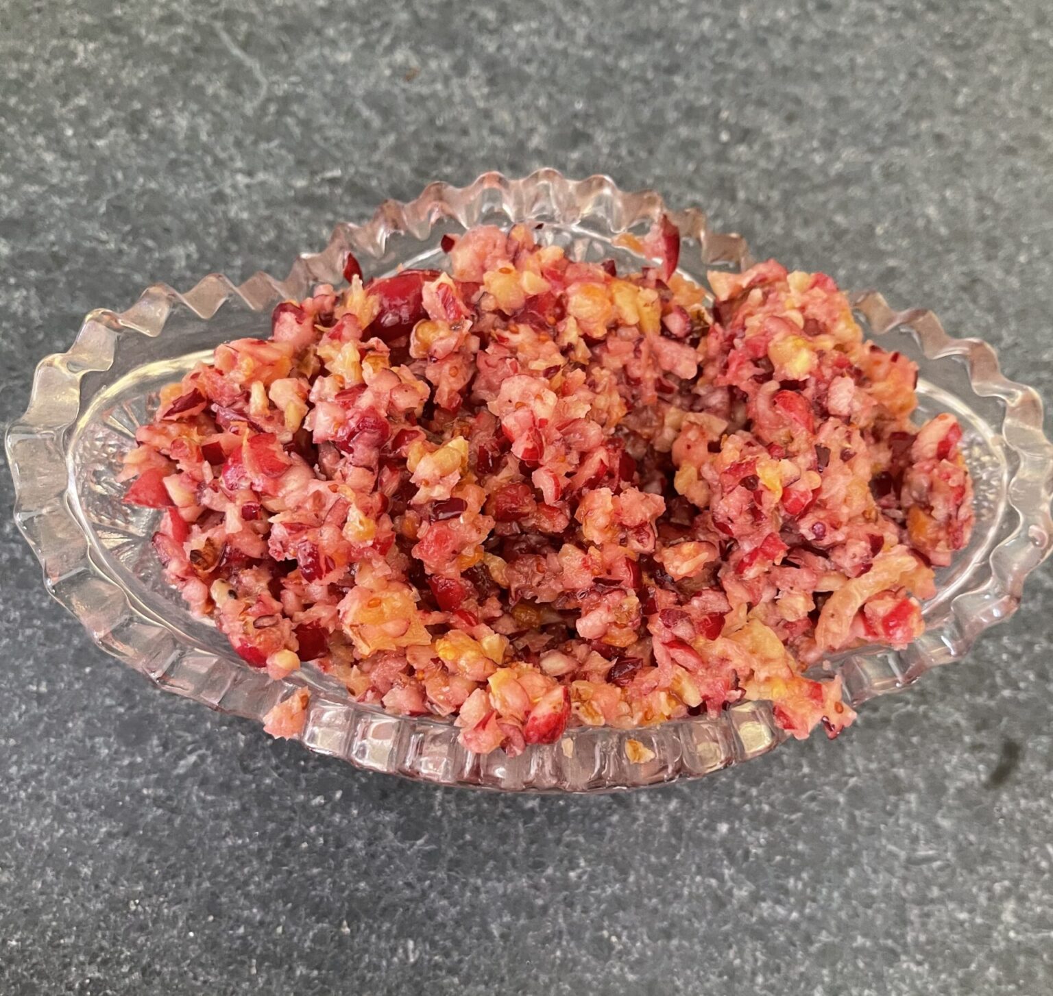 Cranberry Orange Walnut Relish - Maggie Baird